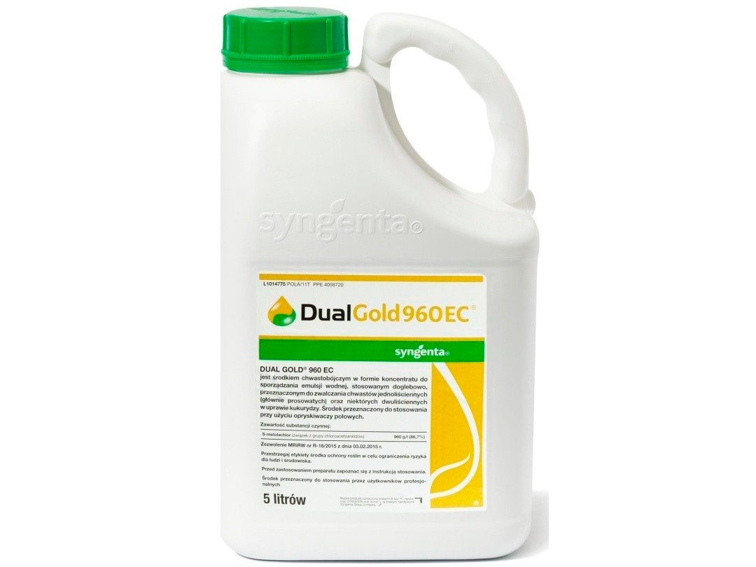 S-Metolaclor DUAL GOLD 960 EC x 5 lts - Almacen Rural