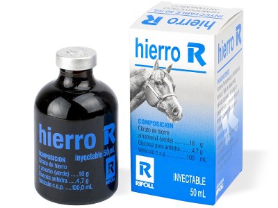 Hierro R inyectable RIPOLL 50 ml - Almacen Rural