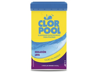 Cloro Clor Pool disolución lenta x 5 pastillas - Almacen Rural