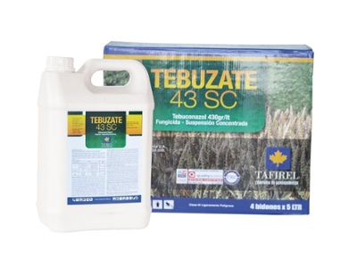 Fungicida Tebuconazol TEBUZATE 43 SC 5 litros - Almacen Rural